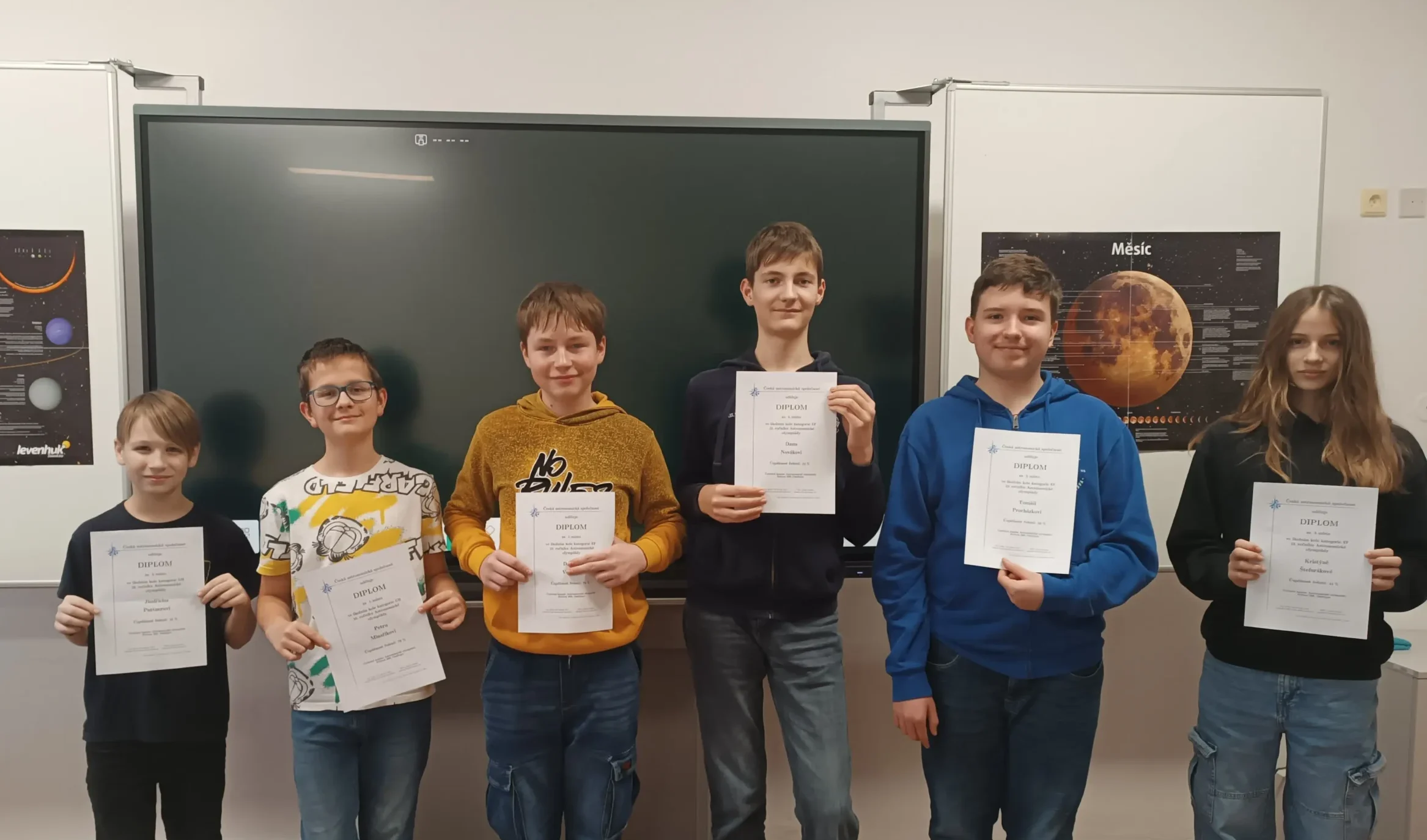 Astronomická olympiáda na GJB Ivančice | Gymnázium Jana Blahoslava Ivančice